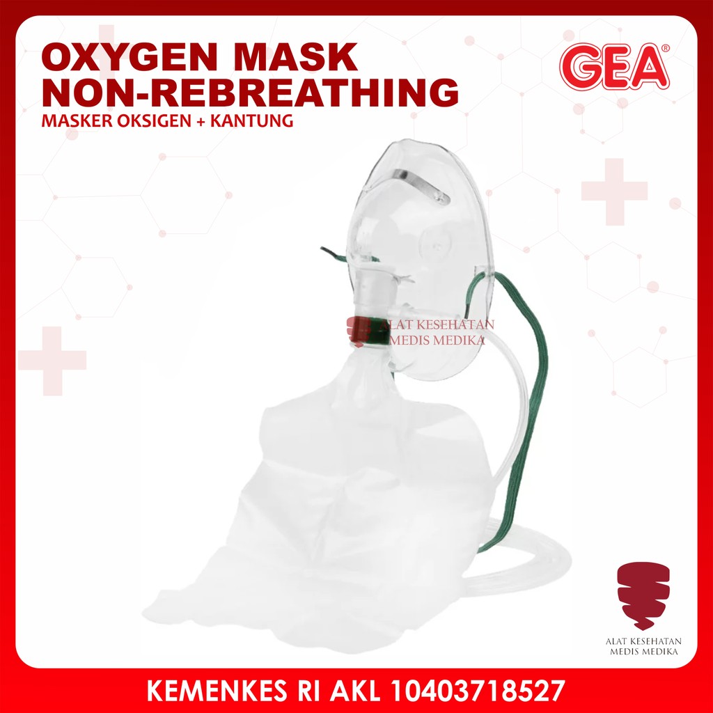 Jual Masker Oksigen Non Rebreathing Anak Child Oxygen Mask Dewasa ...
