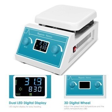 Jual EU Stock Large 5L Ceramic Hot Plate with Magnetic Stirrer Lab ...