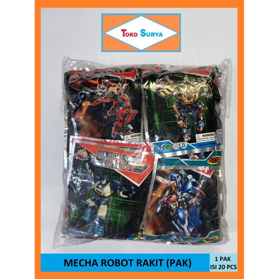 Jual "C.Hyl S" - TERBARU [GROSIR] Sankie Mecha Robot Rakit Mainan Robot ...