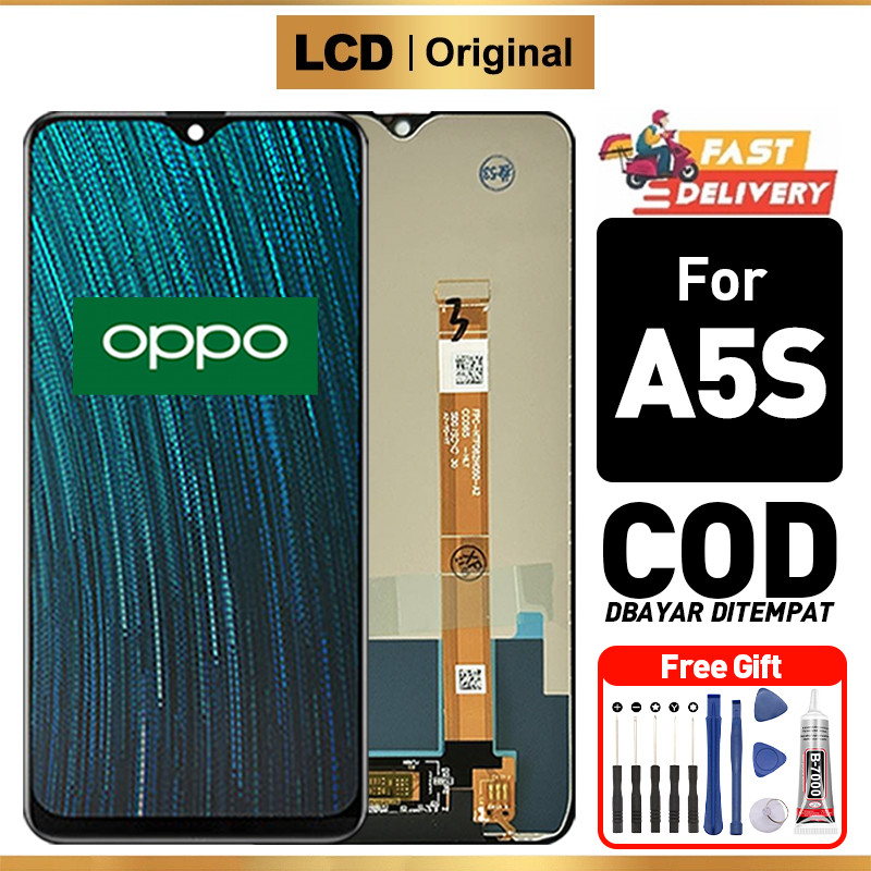 Jual LCD For OPPO A5S Original fullset Touchscreen hp ori asli Compatible For Glass Touch Screen ...