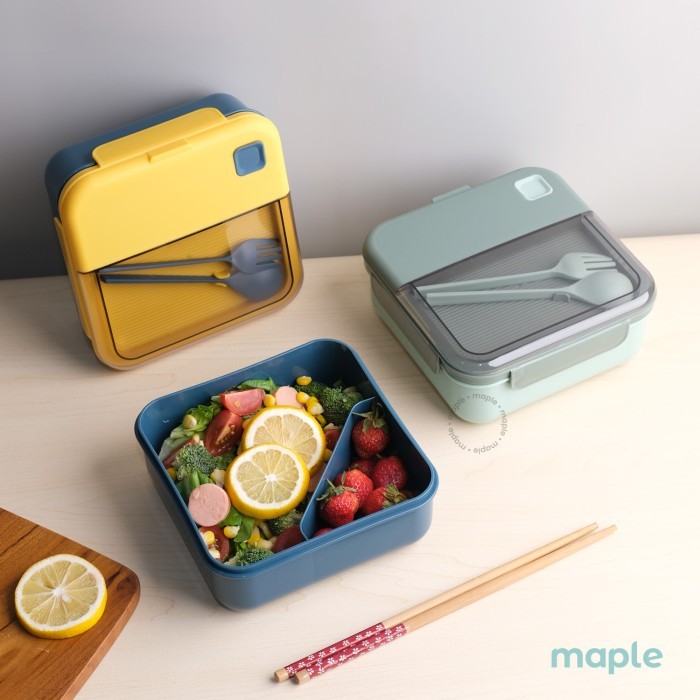 Jual Maple Lunch Box Poma Tempat Makan Kotak Bekal Anak Microwave Safe ...