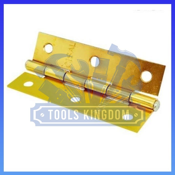 Jual Engsel Kuning Tipis Cisal 3" / Engsel Plat Besi Kupu Kupu 3 inch ...