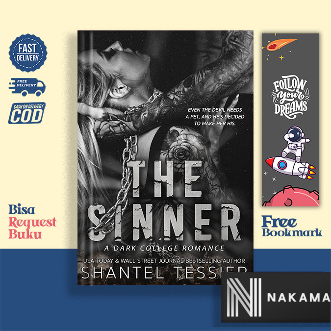 Jual The Sinner: A Dark College Romance by Shantel Tessier (English ...