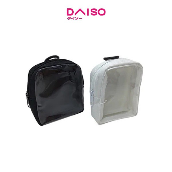 Jual Daiso Favorite Pouch Square Bag Charm Pouch -Black White- | Shopee ...