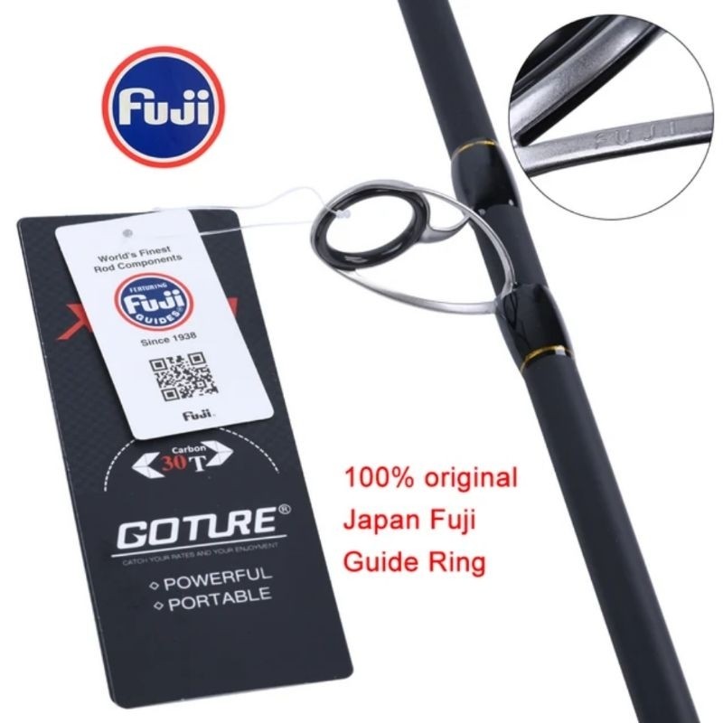 Jual joran Goture xceed travel ring original Fuji | Shopee Indonesia