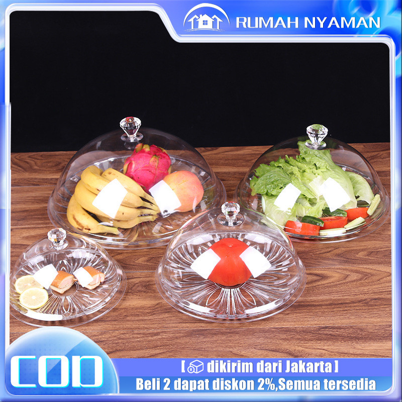 Jual Serving Food Cover / Penutup Makanan / PC Round Dish Cover 10 ...