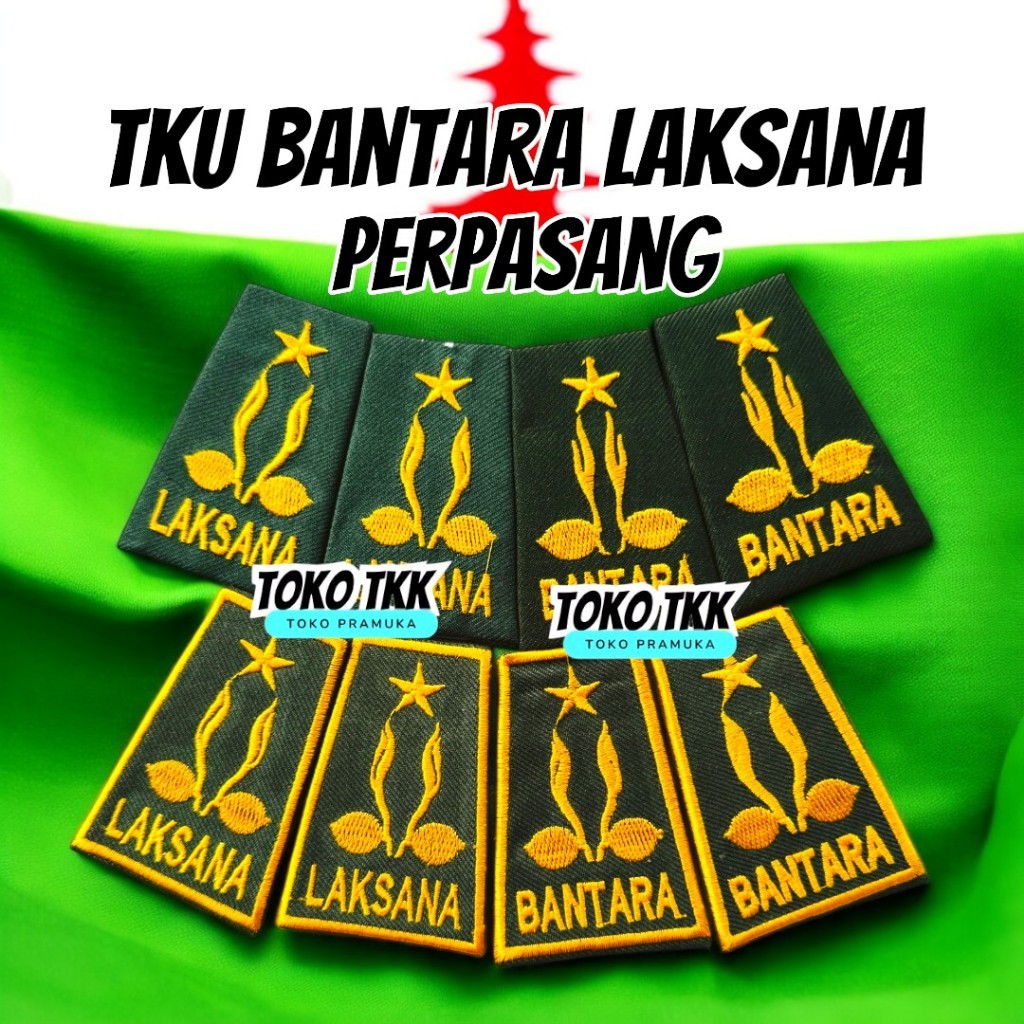 Jual Tku bantara pramuka bordir / Tku laksana pramuka bordir (Harga ...