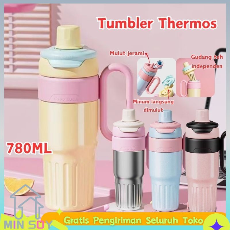 Jual 【COD】Tumbler Tahan Panas Dingin 24 Jam Botol Minum 780ml Tumblr Aesthetic Tumbler Premium ...