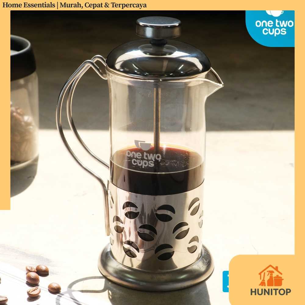 Jual One Two Cups Teko Kopi French Press Coffee Maker Pot 350ml - KG72I ...
