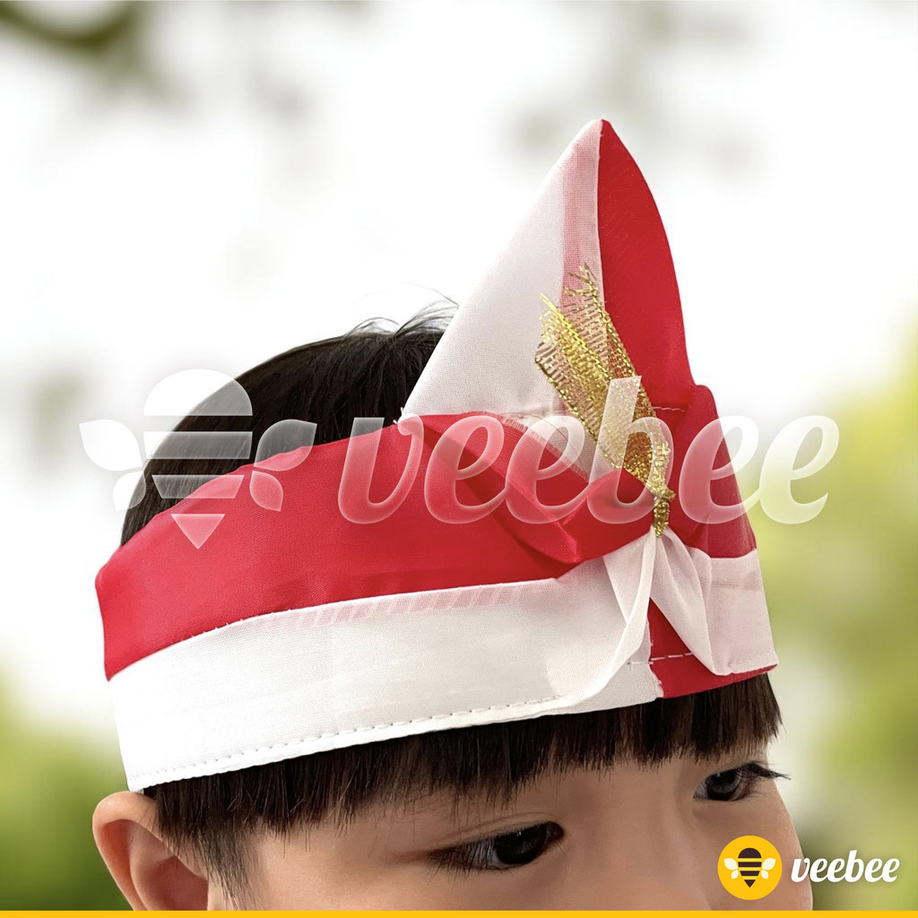 Jual Bandana Merah Putih/ Udenk topi Kemerdekaan dirgahayu RI | Shopee ...