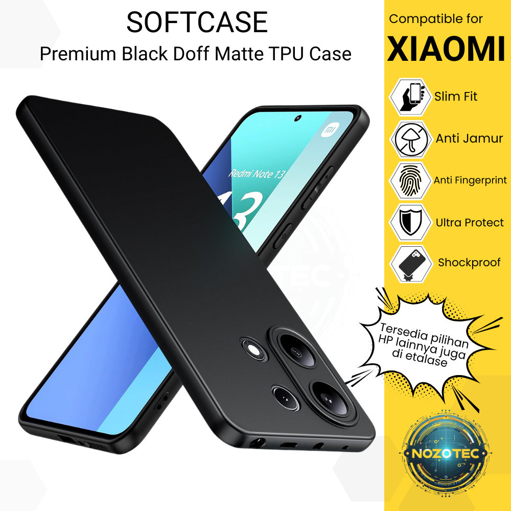 Jual Softcase Slim Matte Xiaomi Redmi Note 7 8 9 10 11 12 13 14 / 4G ...