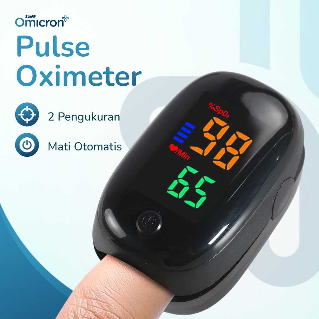 Jual TaffOmicron Fingertip Pulse Oximeter Alat Ukur Saturasi Oksigen ...