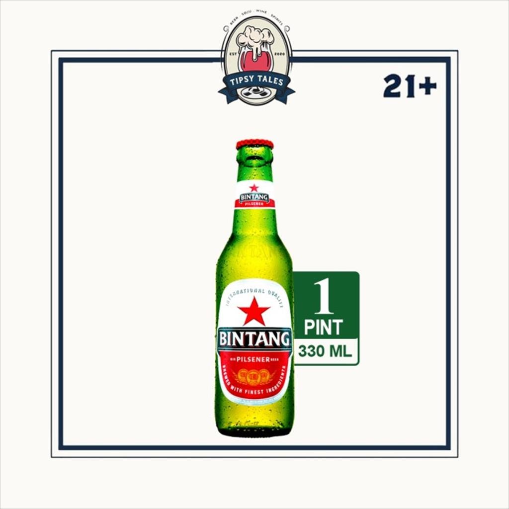 Jual Bir Beer Bintang Pilsener Pint 330 ml | Shopee Indonesia