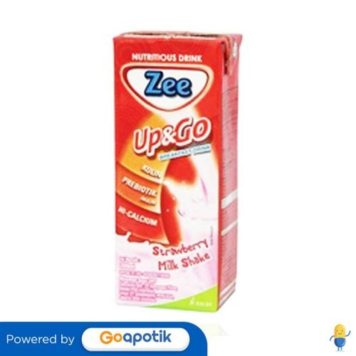 Jual Zee Susu Uht Rasa Stroberry 200 Ml Tetrapak | Shopee Indonesia