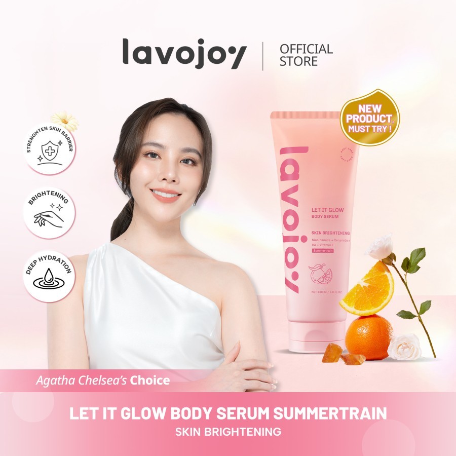 Jual lavojoy Let It Glow Body Serum Skin Brightening | Shopee Indonesia