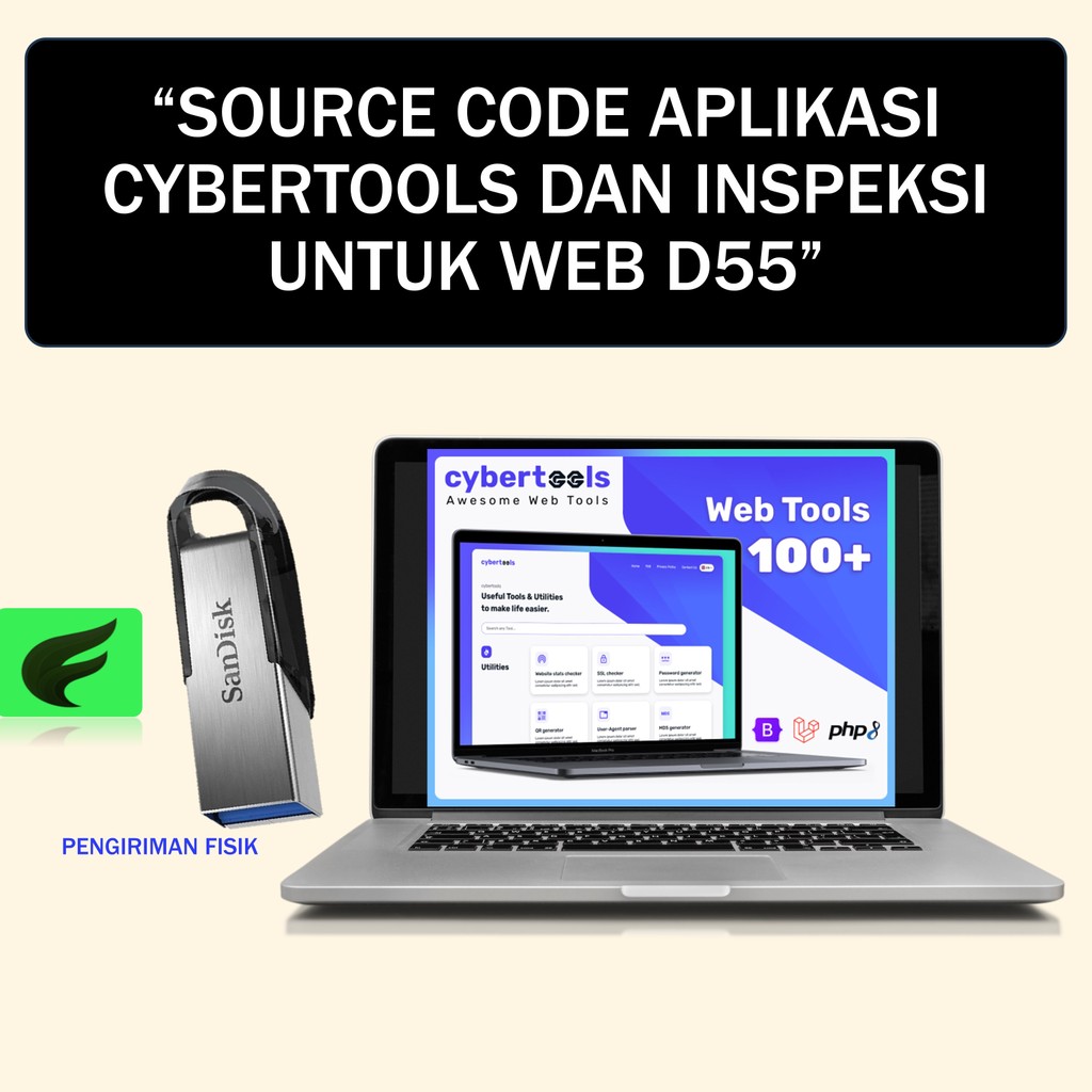 Jual SOURCE CODE APLIKASI CYBERTOOLS DAN INSPEKSI UNTUK WEB D55 ...