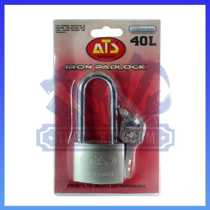 Jual Gembok Nekel ATS 40mm Panjang / Gembok Nikel Rumah Serba Guna 40 ...