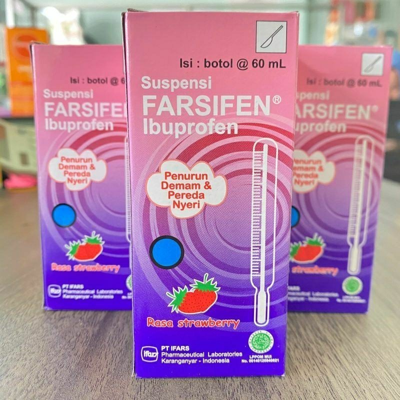Jual FARSIFEN & FEBRYN SIRUP (Penurun demam & pereda nyeri anak) - AMY ...