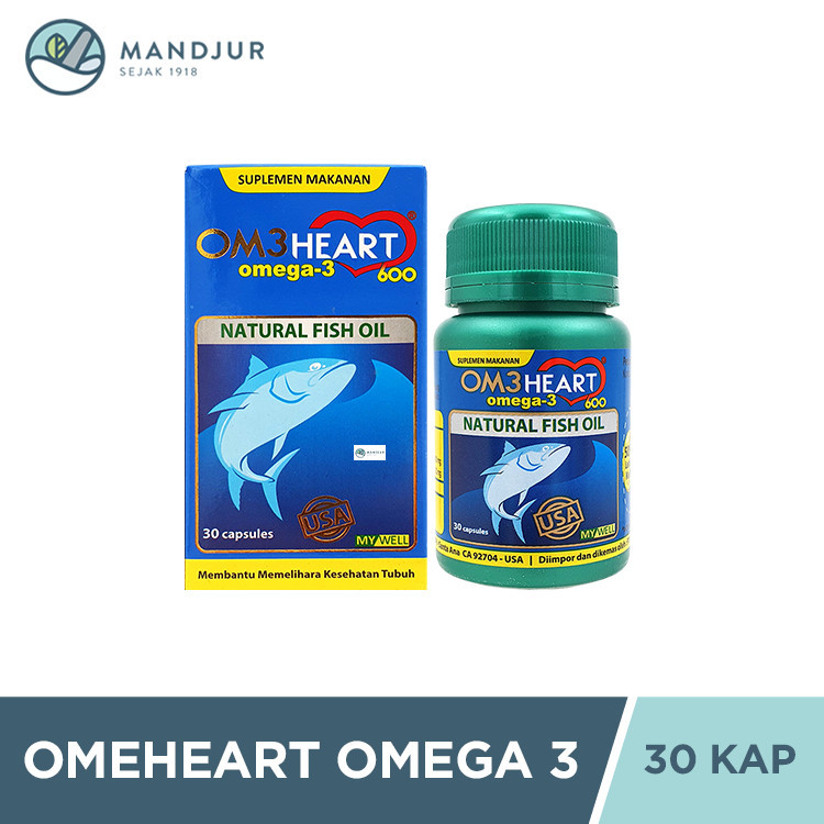 Jual Omeheart Omega 3 Isi 30 Kapsul - Suplemen Kesehatan Omega 3 ...