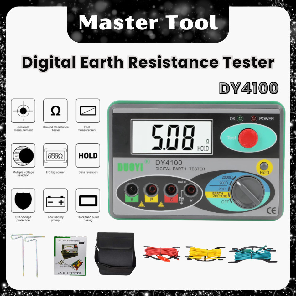 Jual Master Tool ⭐Garansi 1 Tahun⭐ DUOYI DY4100 Digital Multimeter ...