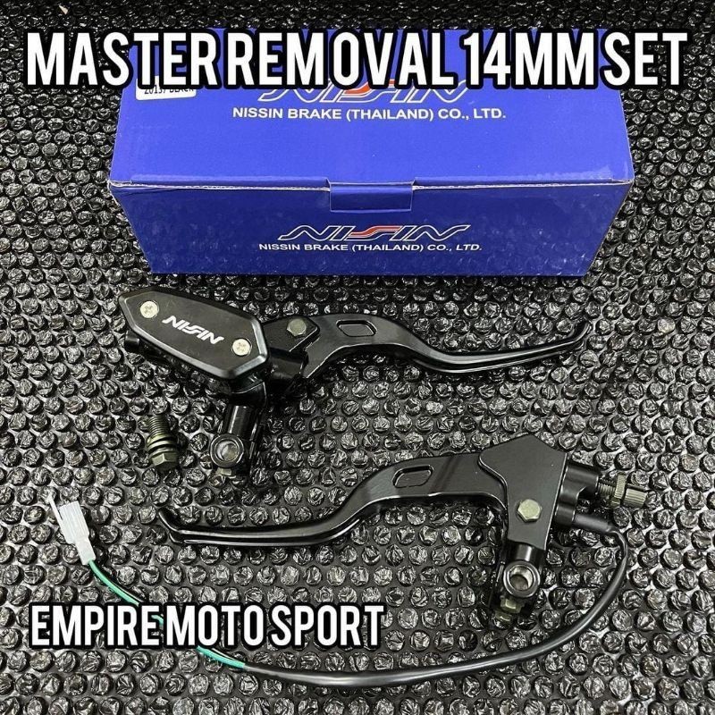 Jual master rem Nissin tabung oval model RCB 1set kiri kanan universal ...