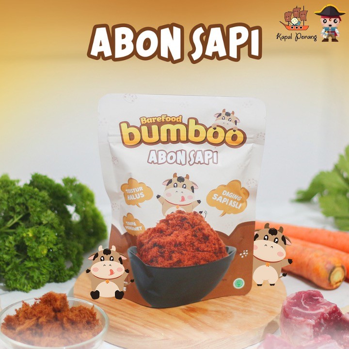 Jual Barefood Bumboo Abon Sapi 100 gram | Shopee Indonesia