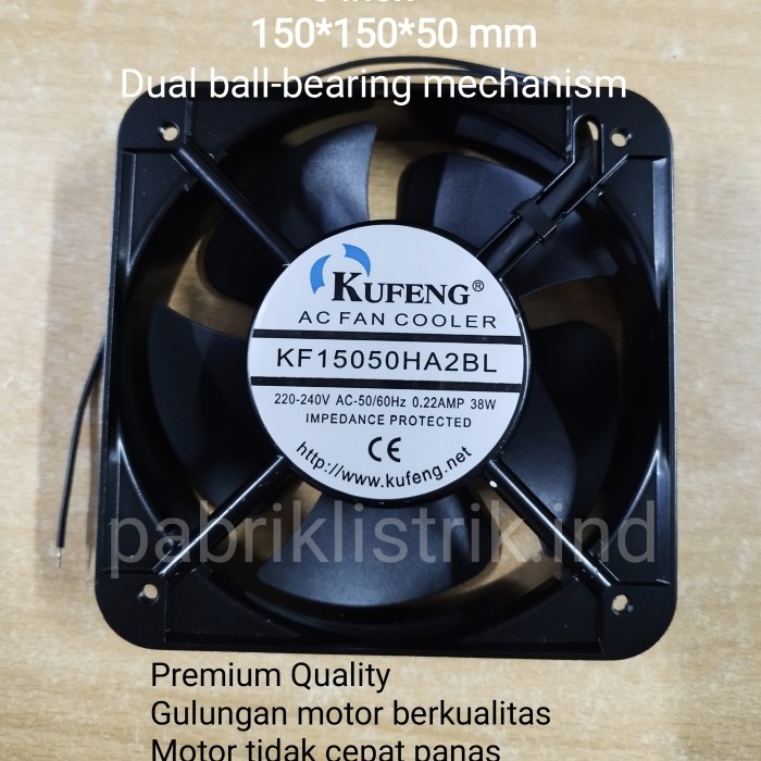 Jual CC99 Cooling fan kipas panel 15050 6 inch kotak 150 x 150 x 50 mm KUFENG | Shopee Indonesia