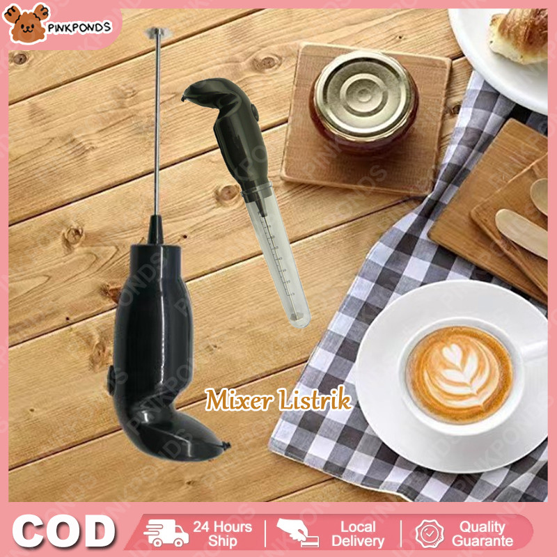 Jual Pinkponds Electric Milk Frother Mixer Pengaduk Susu Electric Hand ...