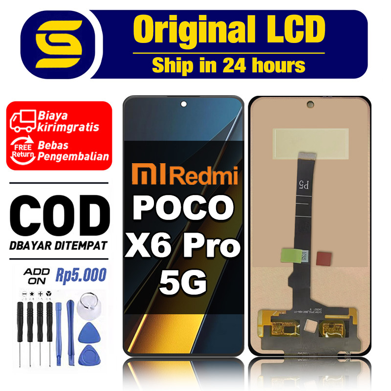 Jual LCD POCO X6 PRO 5G Original Fullset Touchscreen asli Ori ...