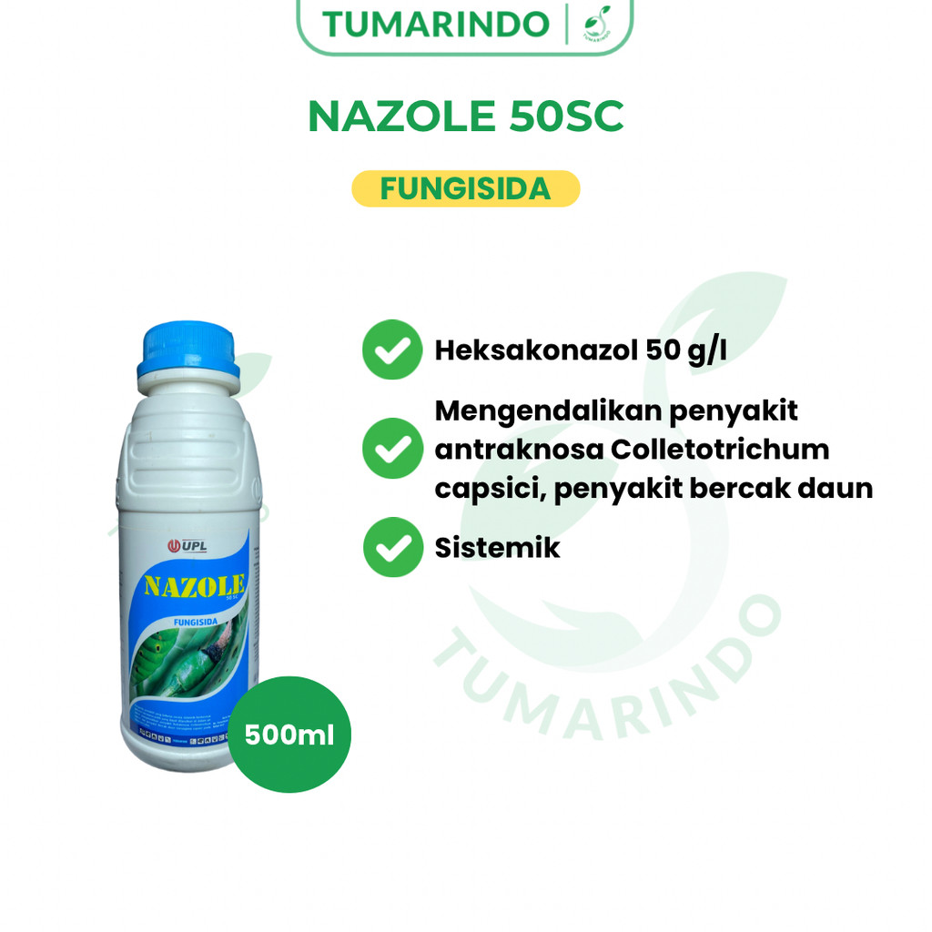 Jual Nazole 50sc 500ml Fungisida Heksakonazo Sistemik Mengendalikan ...
