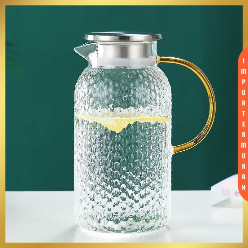 Jual One Two Cups Teko Teh Kaca Tahan Panas Api Borosilicate Glass Pitcher - BR-11 | Shopee ...