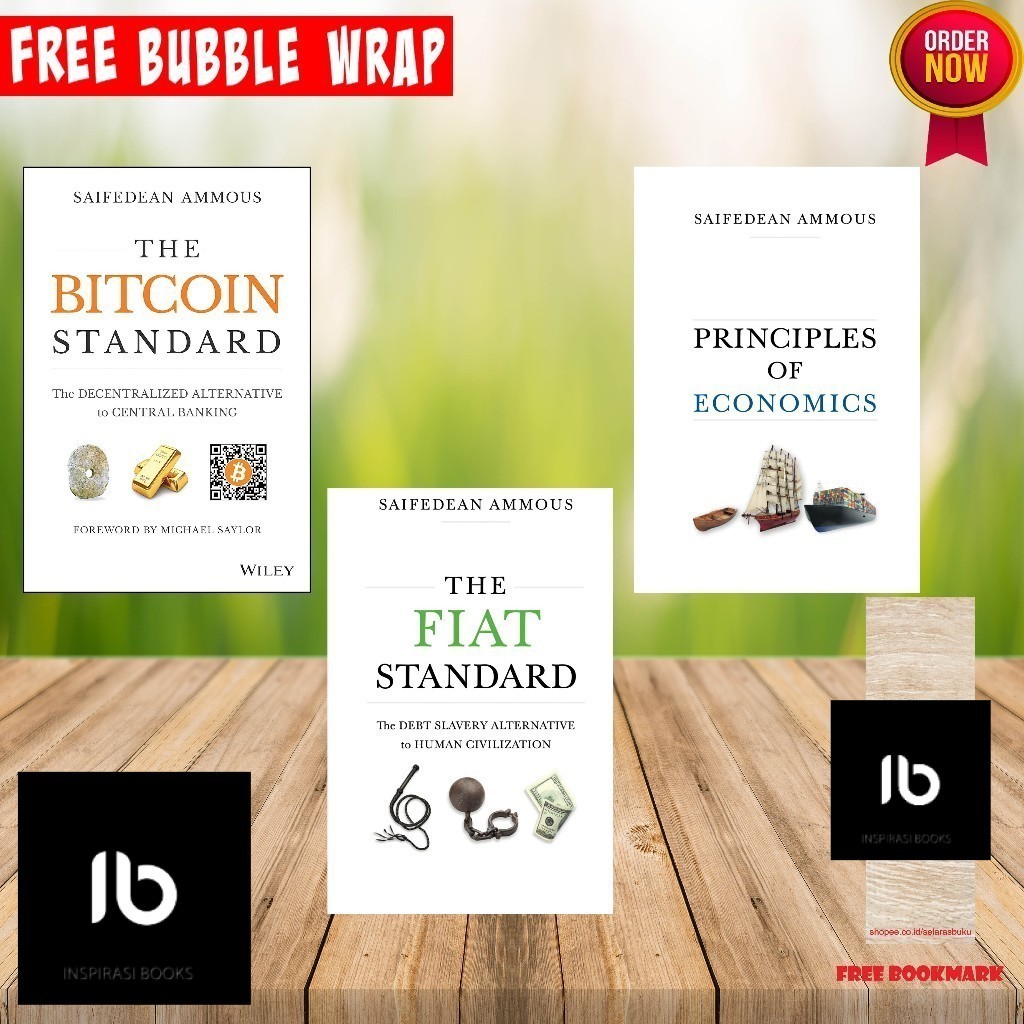 Jual The Bitcoin Standard,The Fiat Standard,Principles of Economics ...