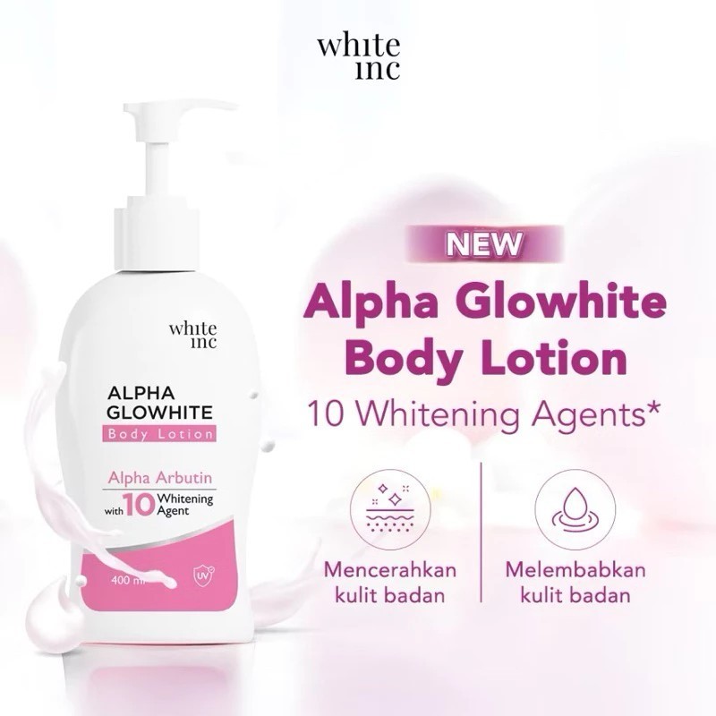 Jual White Inc Alpha Glowhite Body Lotion Whitening & Moisturizing ...