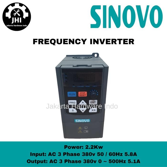Jual INVERTER VFD 2.2KW/3HP 380V 3PHASE 3PH Variable Frequency Drive ...