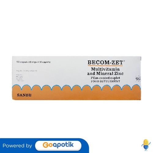 Jual Becom-Zet Box Isi 100 Kaplet | Shopee Indonesia