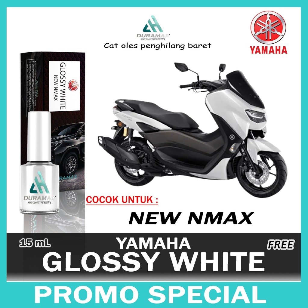 Jual CAT OLES PENGHILANG BARET GLOSSY WHITE YAMAHA NEW NMAX | Shopee ...