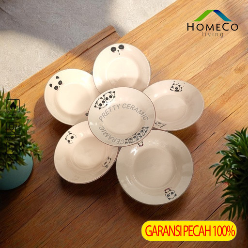 Jual Piring/Plate Dinner 8,25 inch Panda Collection HOMECO [1BUAH ...