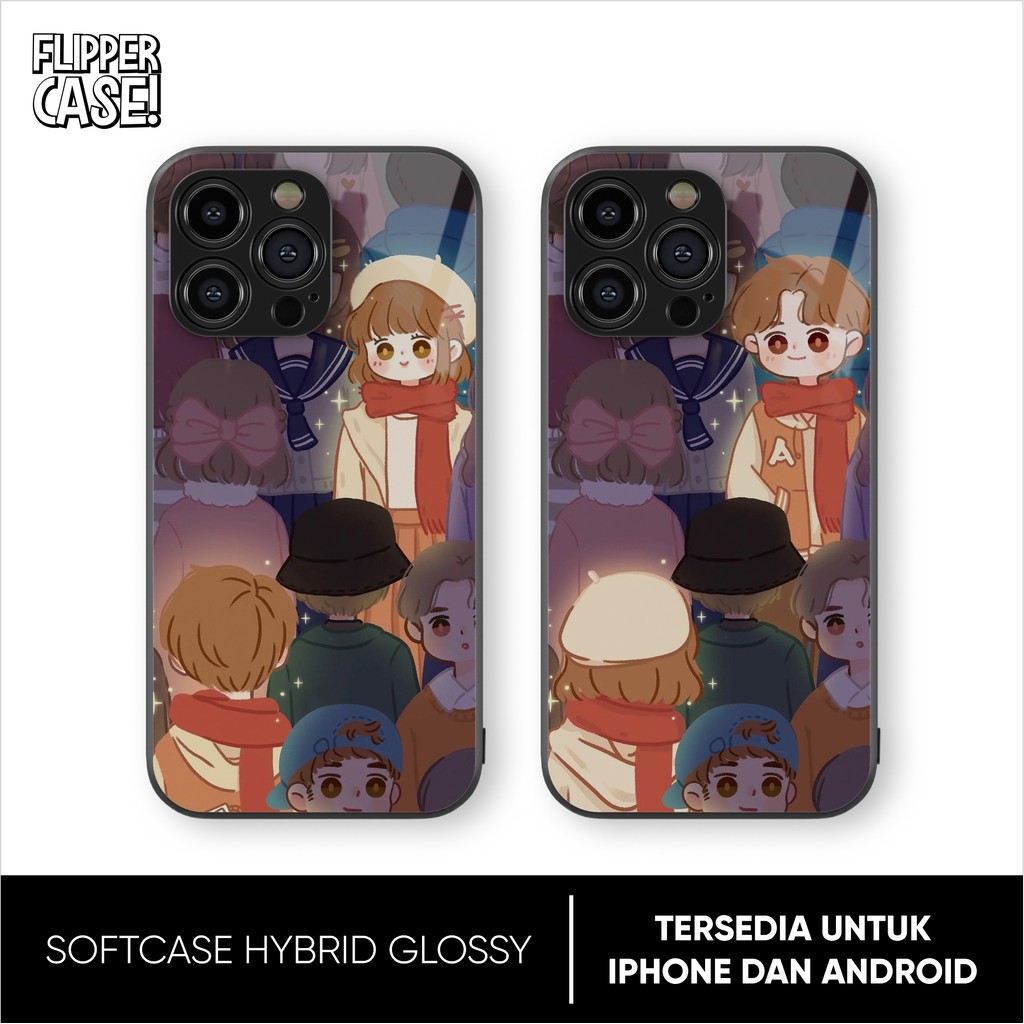 Jual Casing Couple Aesthetic Doodle iPhone dan Android 11/12/13/14/15 ...