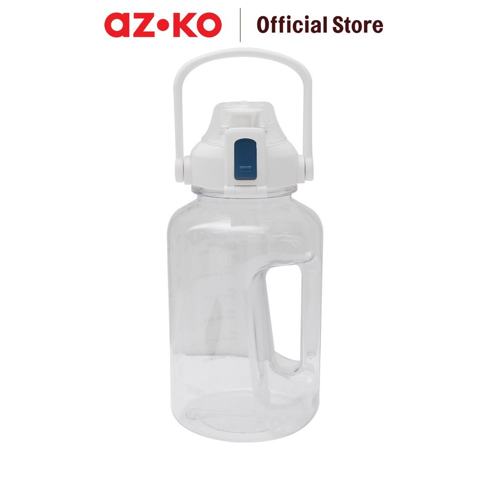 Jual AZKO Ataru 1.5 ltr Side Hole Botol Minum Tritan - Putih Water ...