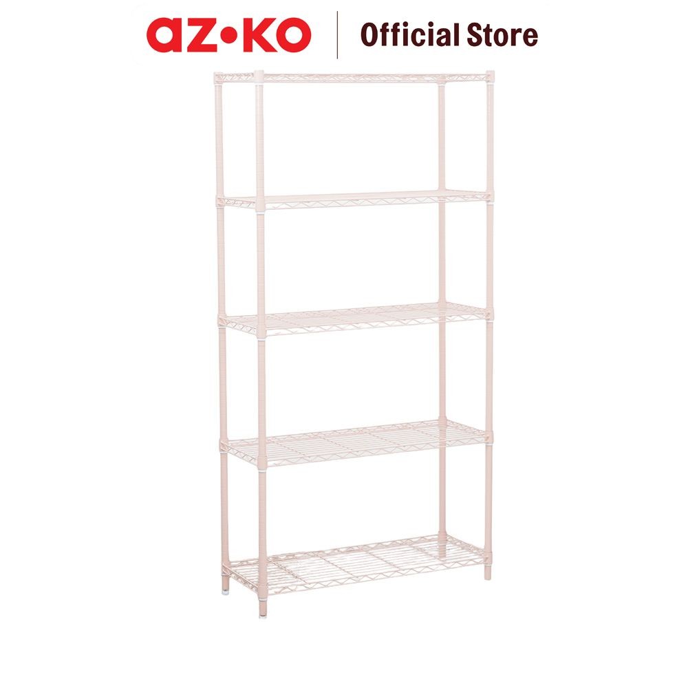 Jual AZKO Stora Rak Besi 5 Tingkat Storage Rack Tempat Penyimpanan ...