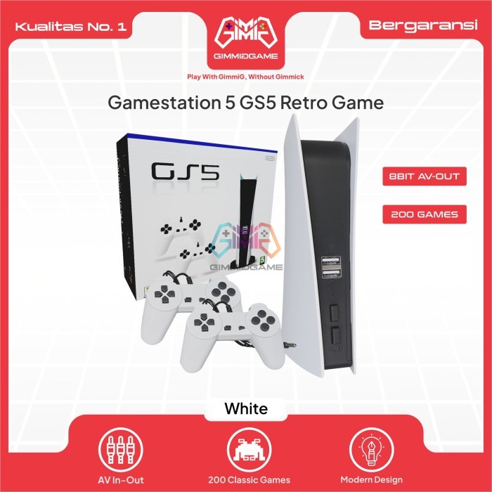 Jual Gamestation 5 GS5 Video Game Console USB Wired Retro 200 Full Game Classic | Shopee Indonesia