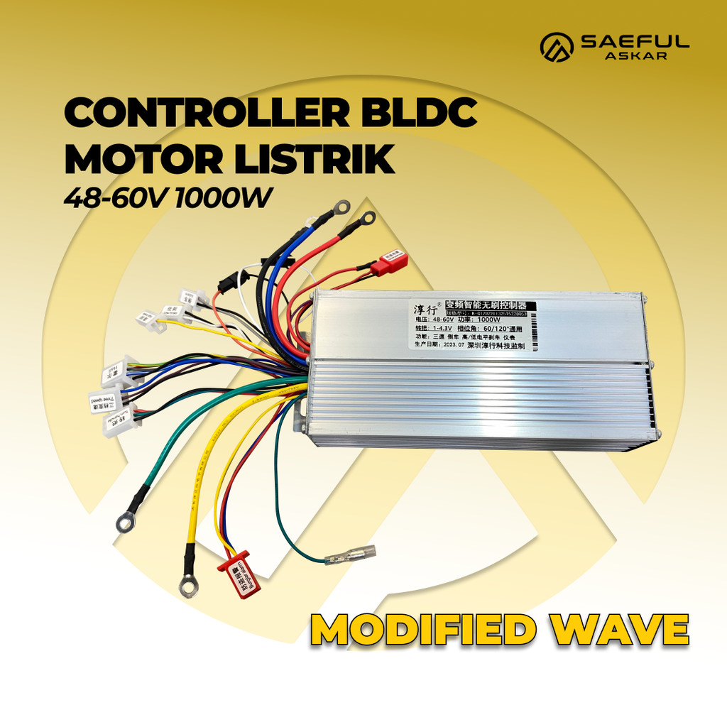 Jual Kontroler Sepeda Listrik Motor Elektrik Kontrol BLDC 48V 60V 64V ...