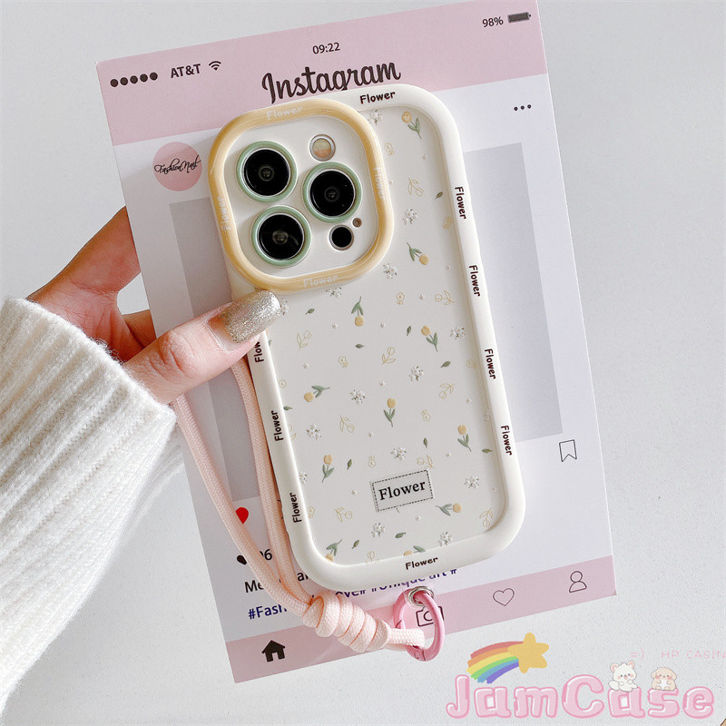 Jual case iPhone 15 Bunga kuning Casing ponsel cocok untuk iPhone 11 ...