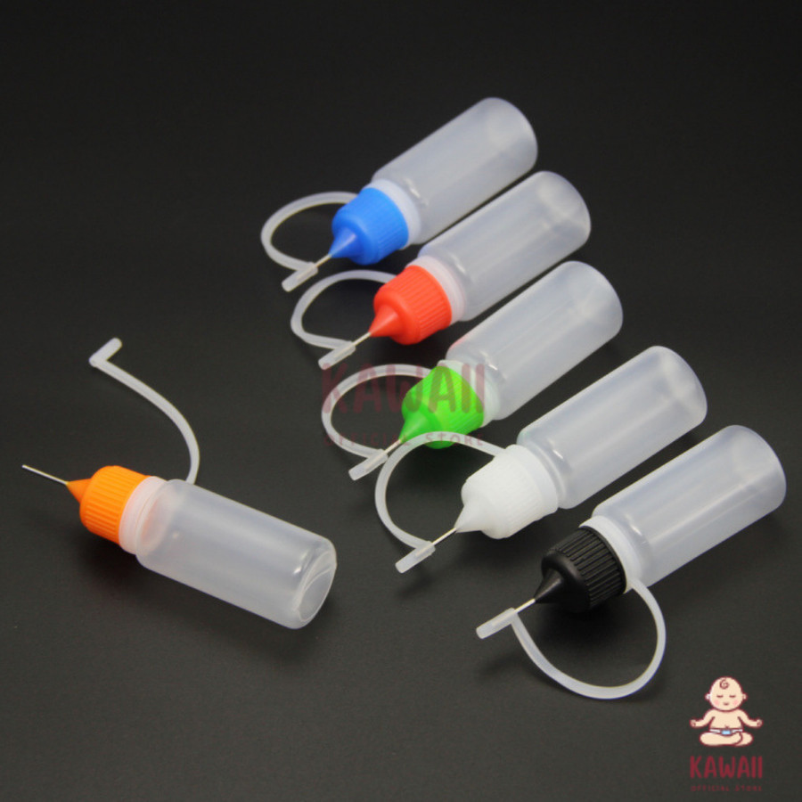 Jual KS Botol Jarum Hias Bento 10 ml Untuk Tempat Saus Mayonaise Kecap ...