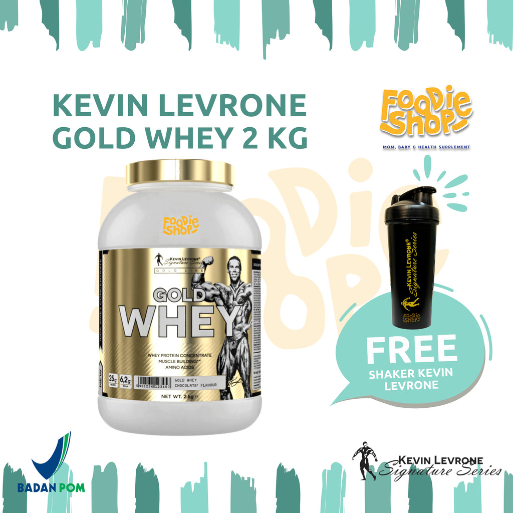 Jual Kevin Levrone Gold Whey 2 kg Whey Protein Concentrate Gold Series ...