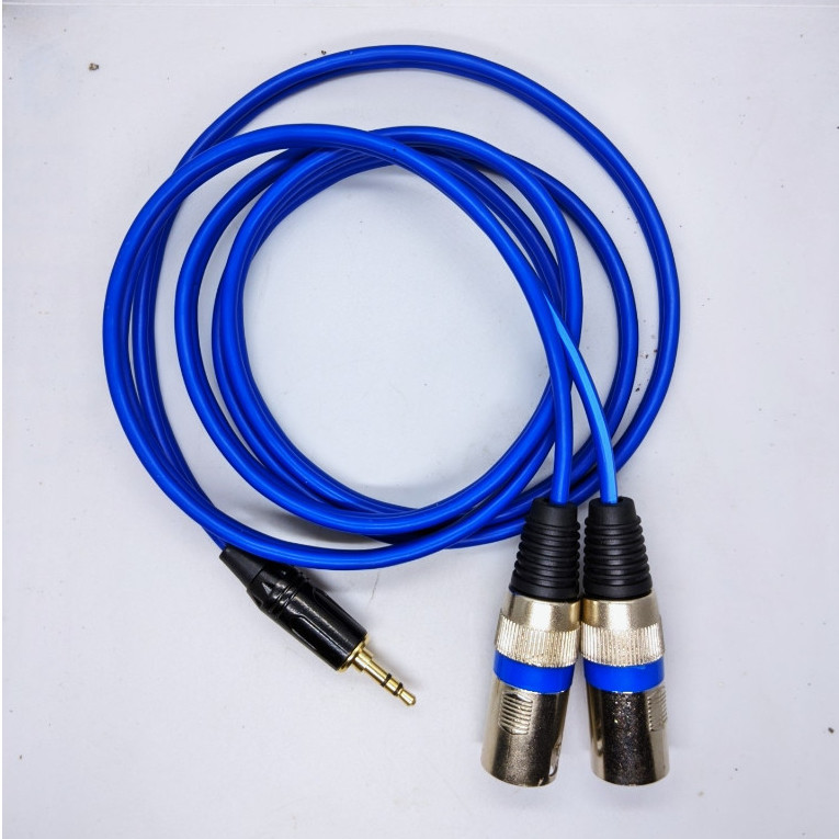 Jual kabel audio jack 3.5mm to xlr male 3pin aux mini stereo to jack ...