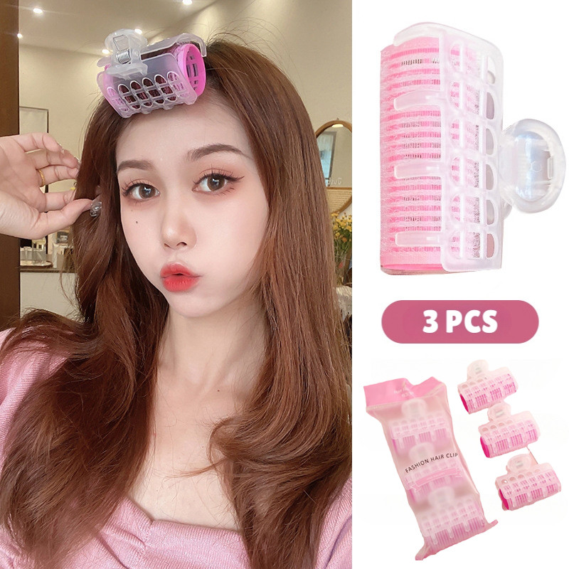 Jual (READY)ROLL RAMBUT JEPIT 1 SET ISI 3PCS / HAIR ROLLER /Roll Rambut ...