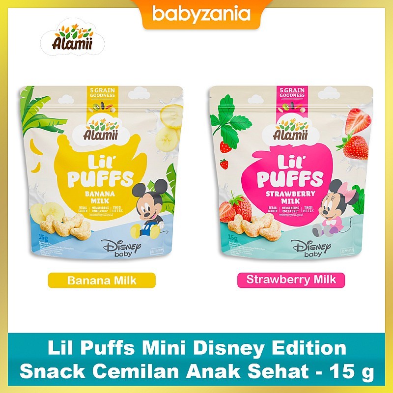 Jual Alamii Lil Puffs Mini Disney Edition Snack Cemilan Anak Sehat - 15 ...