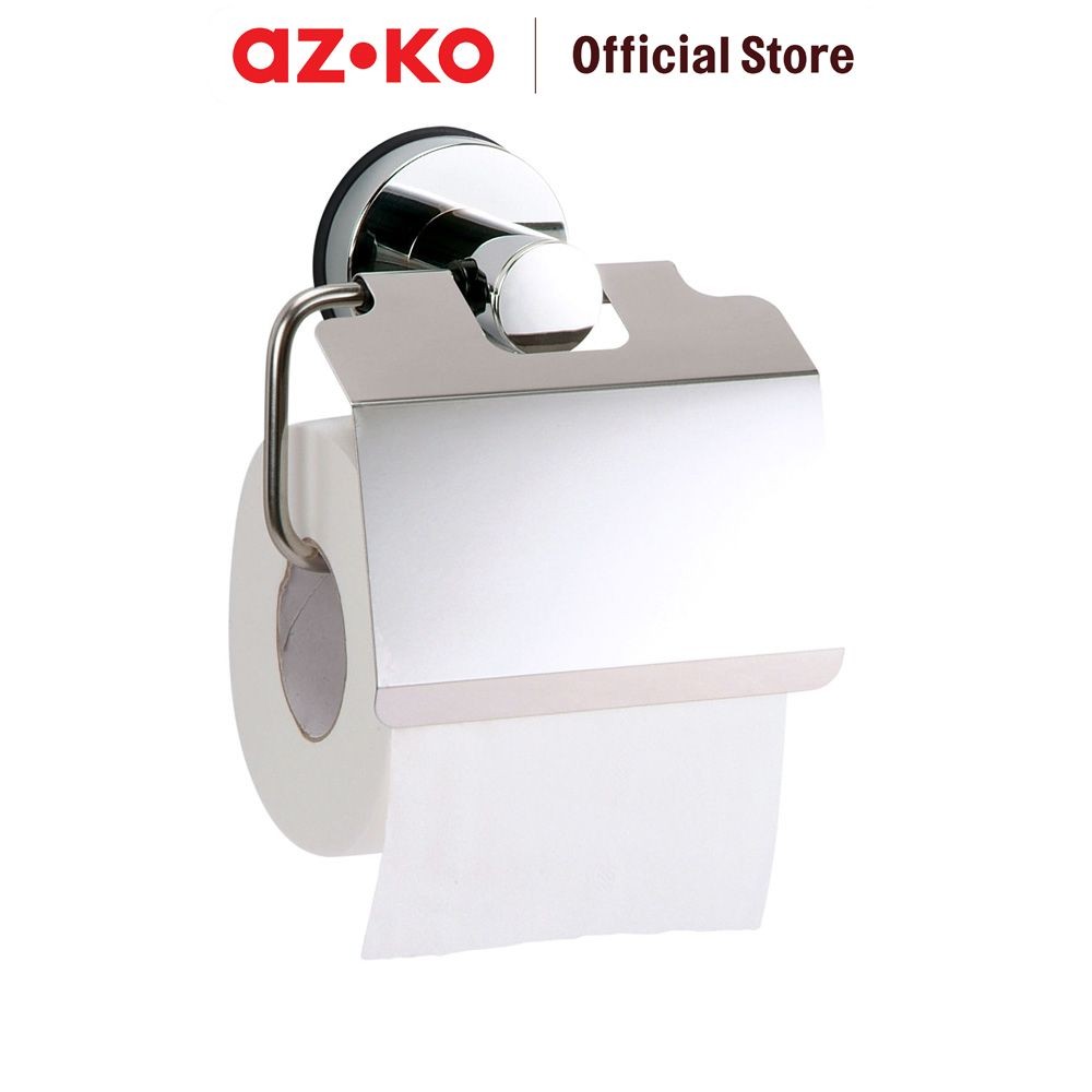 Jual AZKO Stora Holder Tisu Toilet Roll Dengan Tutup 6911281 - Silver ...
