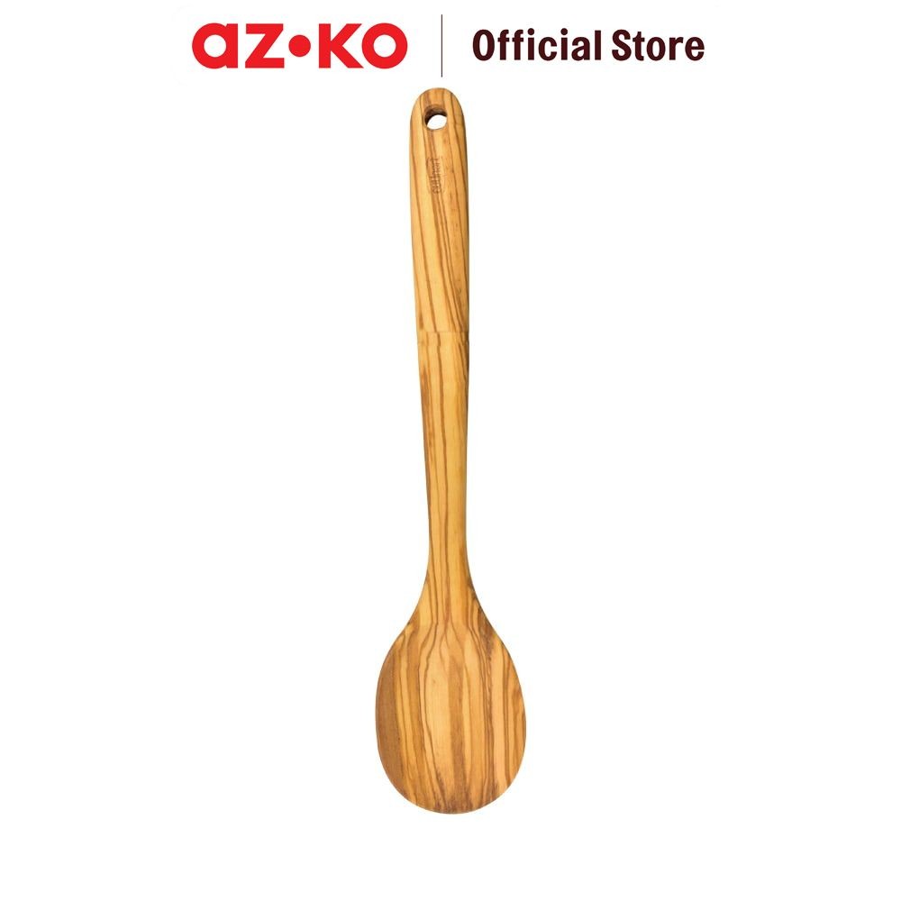 Jual AZKO Culinart Olive Sendok Saji Kayu Olive Serving Spoon Sendok ...